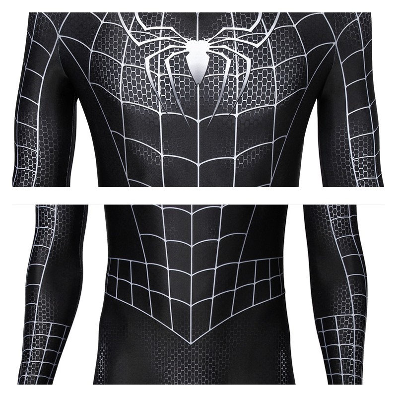 Pánský celotělový oblek zentai, party kostým hrdina Spiderman Velikost XXL